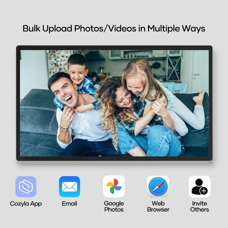 Cozyla Frame 32" Large Digital Picture Frame WiFi Digital Photo Frame ...