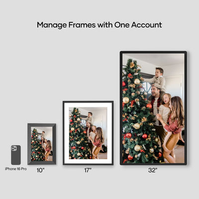 Cozyla Frame 32" Large Digital Picture Frame WiFi Digital Photo Frame ...