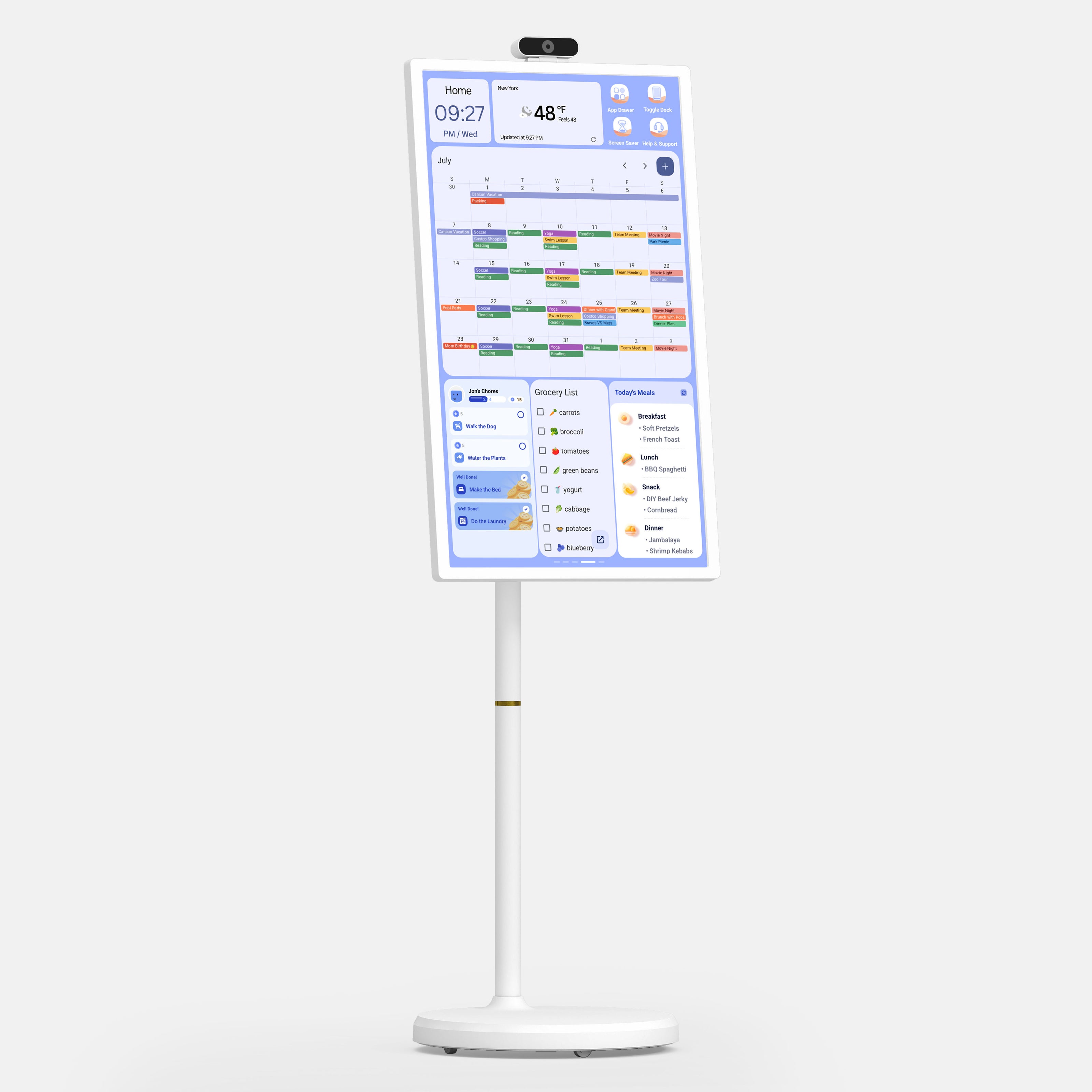 Cozyla Calendar+ Go | Portable Digital Calendar - Cozyla