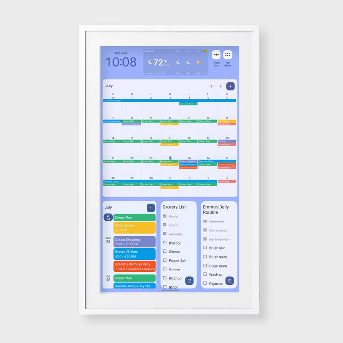 Cozyla Calendar+ Go | Portable Smart Family Calendar Digital Calendar ...