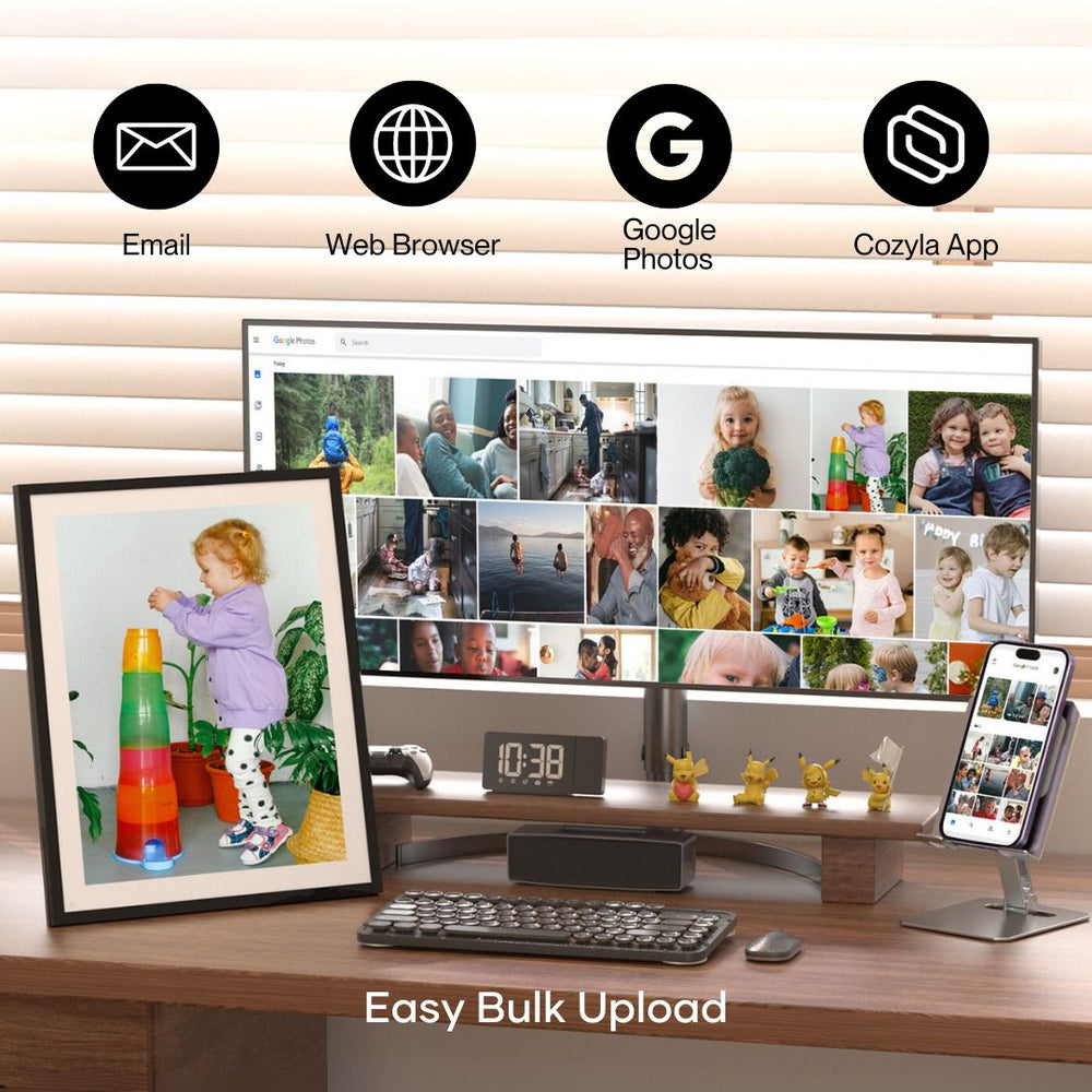Cozyla Frame | Smart Digital Picture Frame Digital Photo Frame - Cozyla