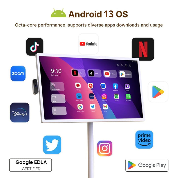 Cozyla Tablet TV | Smart Board Touchscreen Portable TV - Cozyla