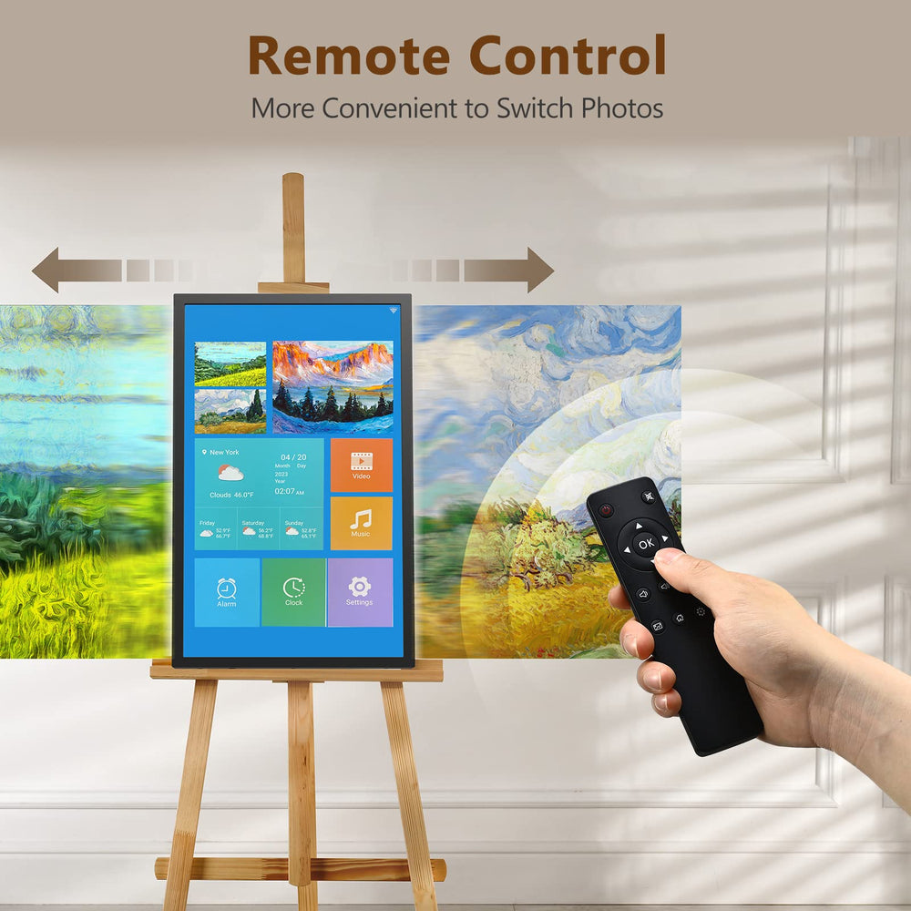 32" Large Digital Picture Frame WiFi Digital Photo Frame Digital Art F ...