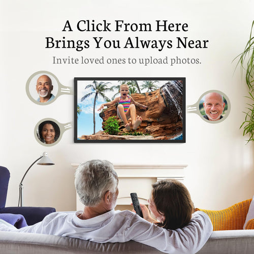 32" Large Digital Picture Frame WiFi Digital Photo Frame Digital Art F ...