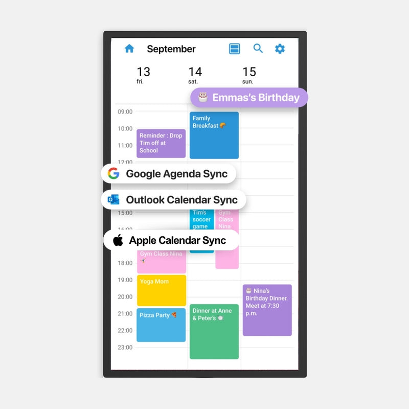 Cozyla | Smart Calendar & Digital Picture Frame