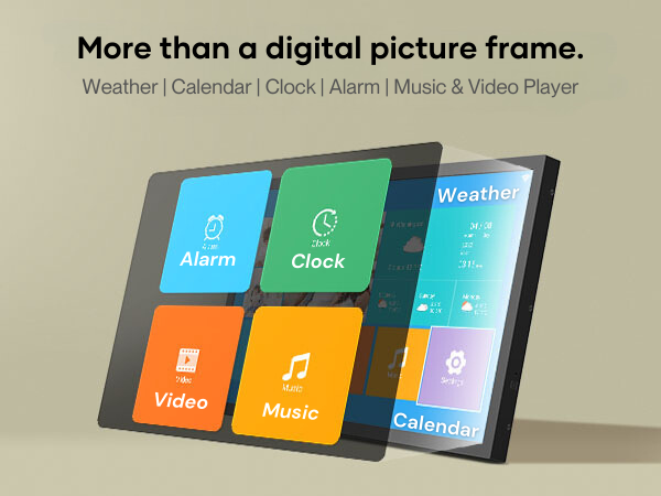 32" Large Digital Picture Frame WiFi Digital Photo Frame Digital Art F