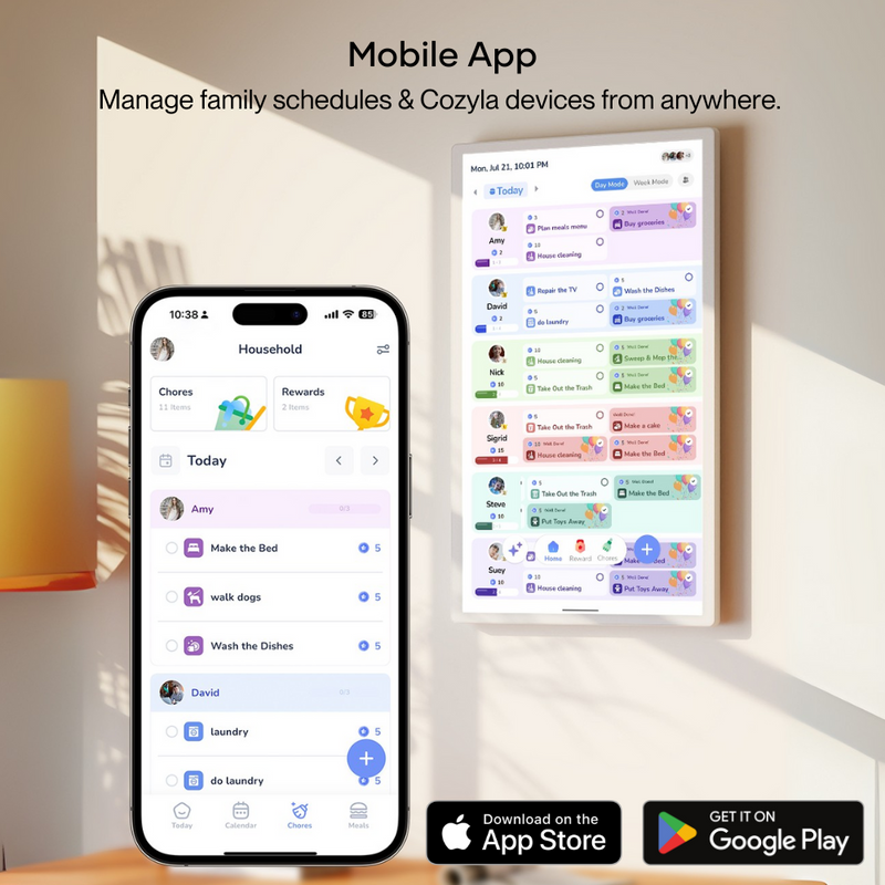 All-in-One Smart Family Calendar - Cozyla