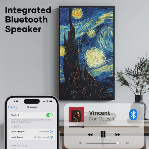 32" Large Digital Picture Frame WiFi Digital Photo Frame Digital Art F ...