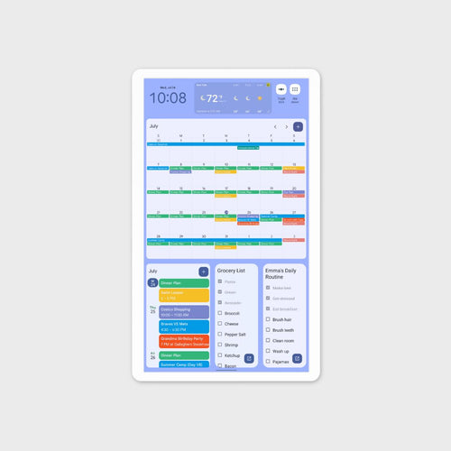 Cozyla Calendar+ | Smart Family Calendar Digital Wall Calendar - Cozyla